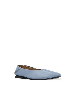 Camper Casi Myra Leather Ballerina - Blue