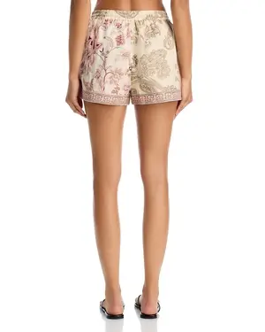 Hemant & Nandita Elasticated Waist Printed Shorts - Multi