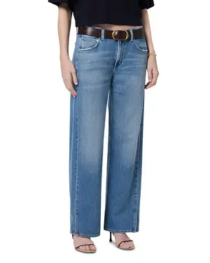 Citizens Of Humanity Track High-Rise Wide-Leg Jeans Solstice