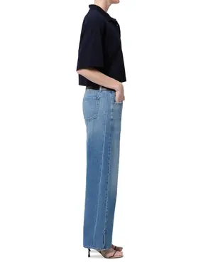 Citizens Of Humanity Track High-rise Wide-leg Jeans - Solstice