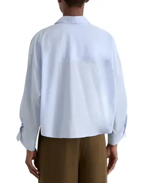 REISS Solenge Cropped Shirt