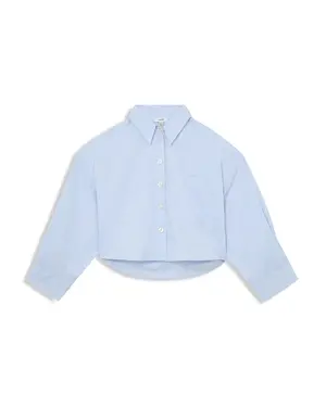 REISS Solenge Cropped Shirt