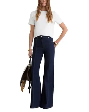 REISS Ribbed Neck T-shirt