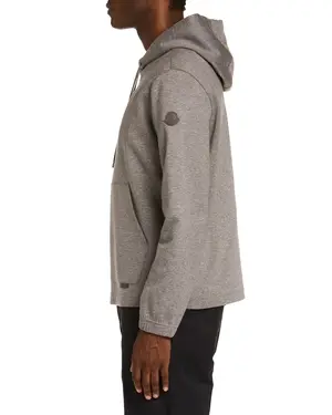 Moncler Drawstring Hoodie - Grey