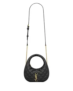 Saint Laurent Quilted Leather Mini Bag - Black