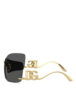 Dolce & Gabbana Rectangle Sunglasses - Gold