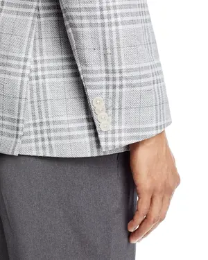 BOSS H-hutson Windowpane Suit Jacket