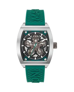ASTON MARTIN Trg Automatic 41mm Silicone Watch - Titanium