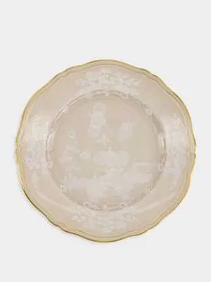 GINORI 1735 Oriente Italiano Meringa Flat Plate Beige