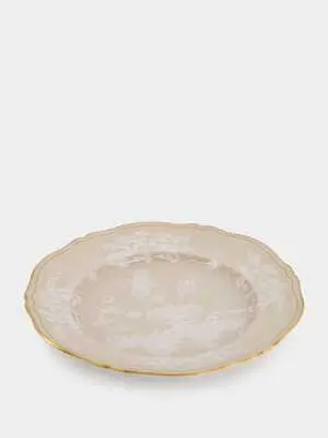 GINORI 1735 Oriente Italiano Meringa Flat Plate - Beige