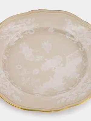 GINORI 1735 Oriente Italiano Meringa Flat Plate - Beige