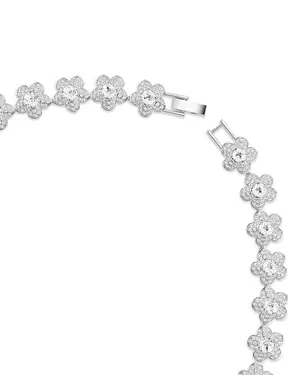 SWAROVSKI Crystal Flower Collar Necklace - White