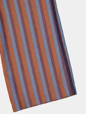 PAULA Dora Striped Linen Pants - Multicolour