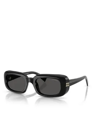 Miu Miu Rectangular Sunglasses 52mm