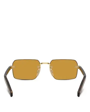 Prada Rectangular Sunglasses - Gold