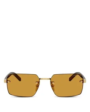 Prada Rectangular Sunglasses - Gold