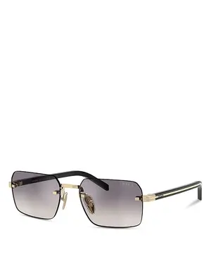 Prada Rectangular Sunglasses - Pale Gold