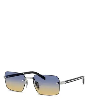 Prada Prada Rectangular Sunglasses Silver
