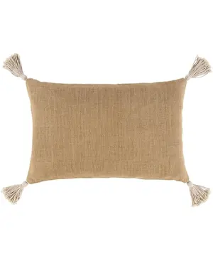 SURYA Marion Lumbar Pillow, 14l X 22w