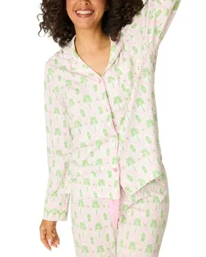 PJ Salvage Playful Print Long Pajama Set