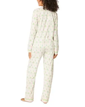 PJ Salvage Playful Print Long Pajama Set
