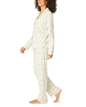 PJ Salvage Playful Print Long Pajama Set