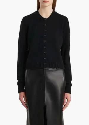 Khaite Everheart Cardigan - Black