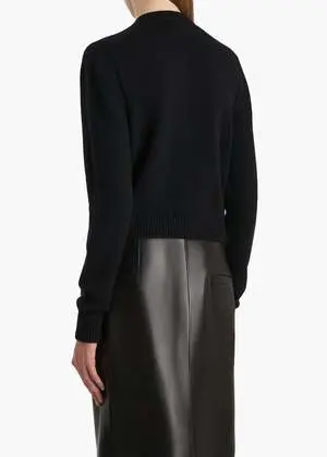 Khaite Everheart Cardigan - Black