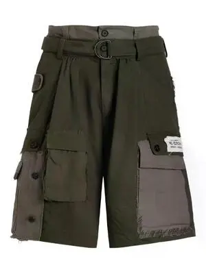 Dolce & Gabbana Patchwork Belted Trousers