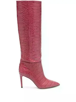 Paris Texas Coco 95mm Crocodile-effect Boots