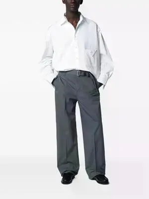 LARDINI Belted Trousers