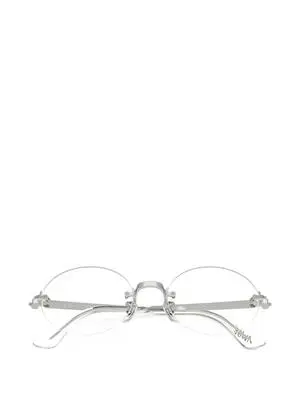 Ray-ban Oval Frame Glasses - Grey