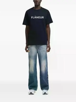 FLANEUR Logo-print T-shirt