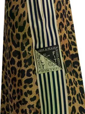 Kapital Leopard-print Midi Skirt