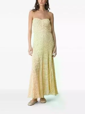 FORTE_FORTE Ruffled Slip Dress