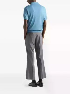 Prada Superfine Wool Polo Shirt - Blue
