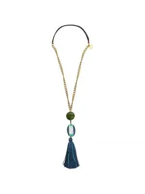 Malìparmi Charm Tassel Necklace - Gold