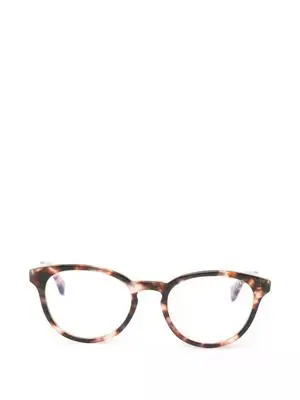 Dita Khaysun Round-frame Glasses - Brown