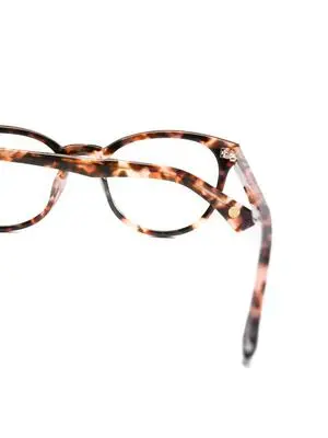 Dita Khaysun Round-frame Glasses - Brown