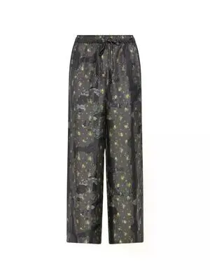 GANNI Floral-pattern Trousers
