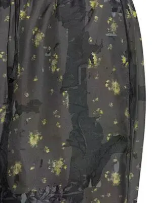 GANNI Floral-pattern Trousers