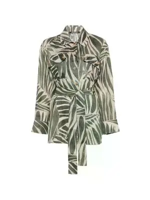PENNYBLACK Printed Belted Shirt