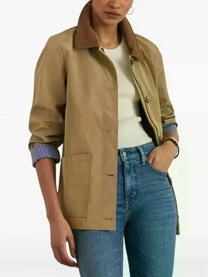 Ralph Lauren Buttoned Barn Coat - Neutrals