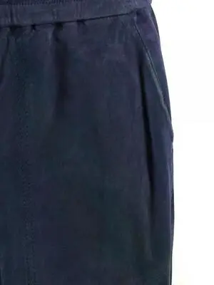 P.a.r.o.s.h Drawstring Suede Trousers