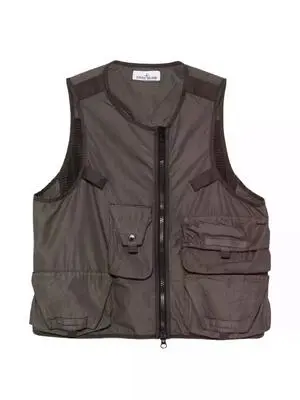 Stone Island Pockets Zip Vest
