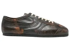 Dries Van Noten Leather Sneakers - Tan