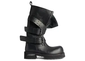 Balenciaga Venom High Boots - Black/silver
