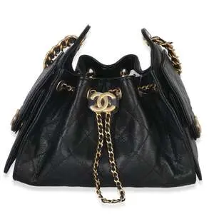 CHANEL Quilted Caviar Mini 25 Hobo