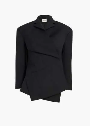 Khaite Palto Jacket - Black