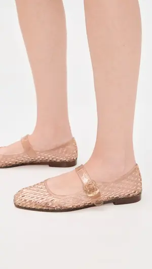Sam Edelman Michaela Jelly Flats - Transparent Brown